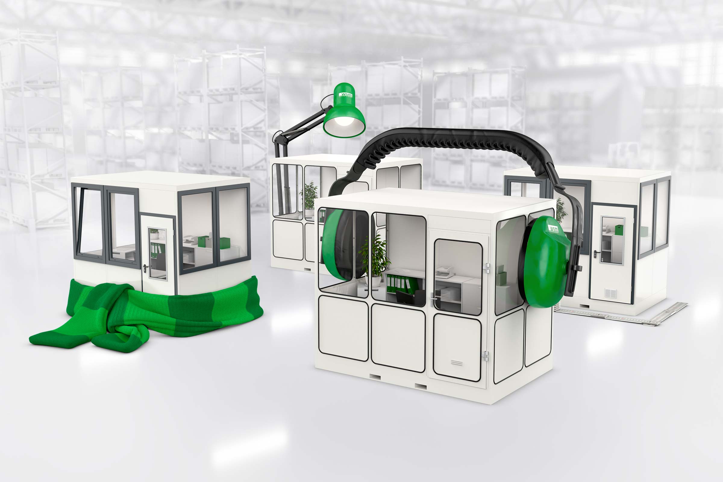 Mobile room systems for a safe workplace | WSM